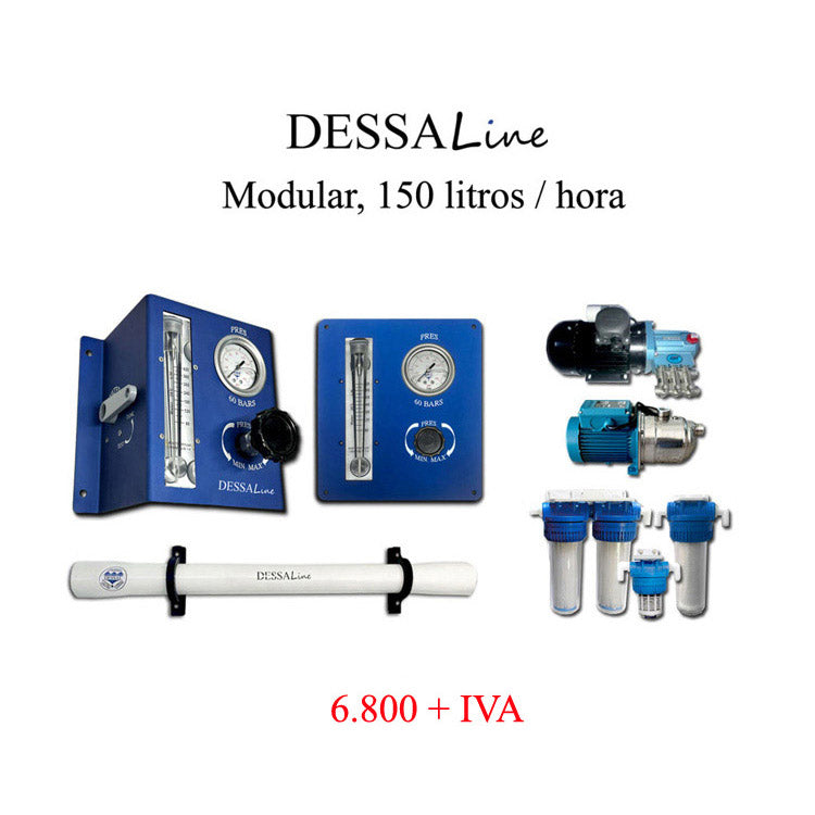 Desalinizadora barco DessaLine Sammy, 150 litros por hora – DESSAL ...